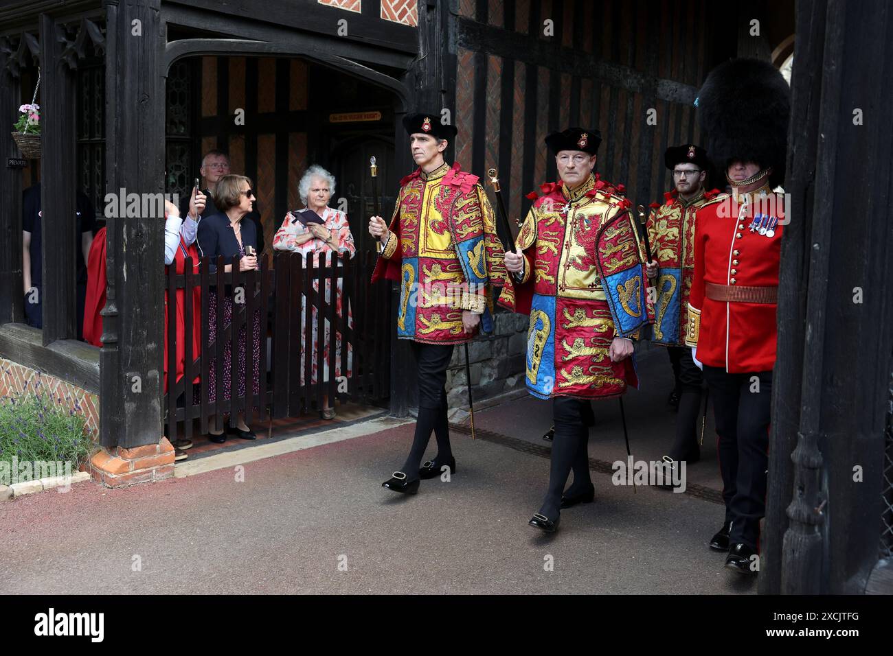 Alastair Bruce of Crionaich arrives at the annual Order of the Garter ...