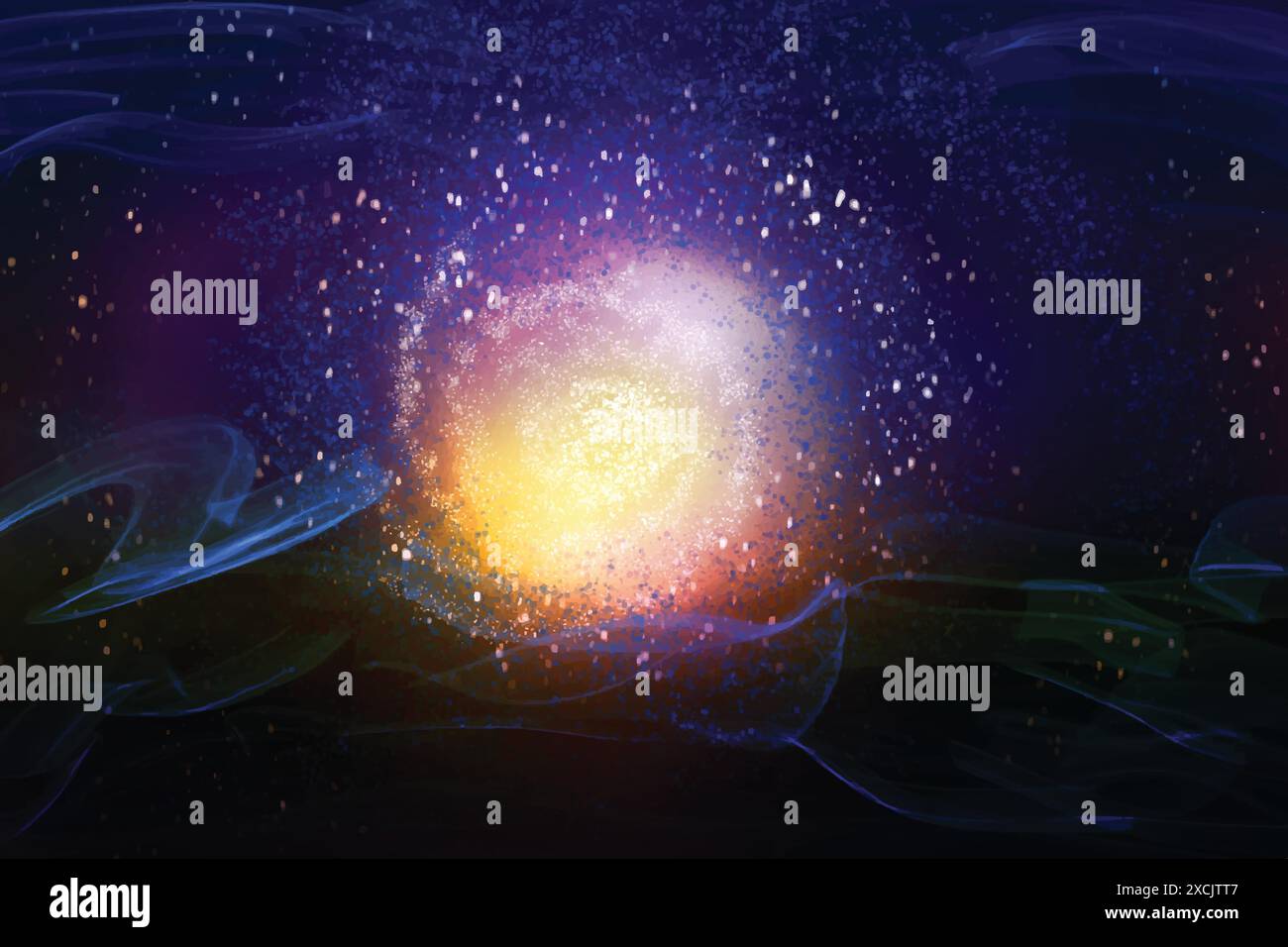 Stars nebula galaxy in Stock Vector Images - Alamy