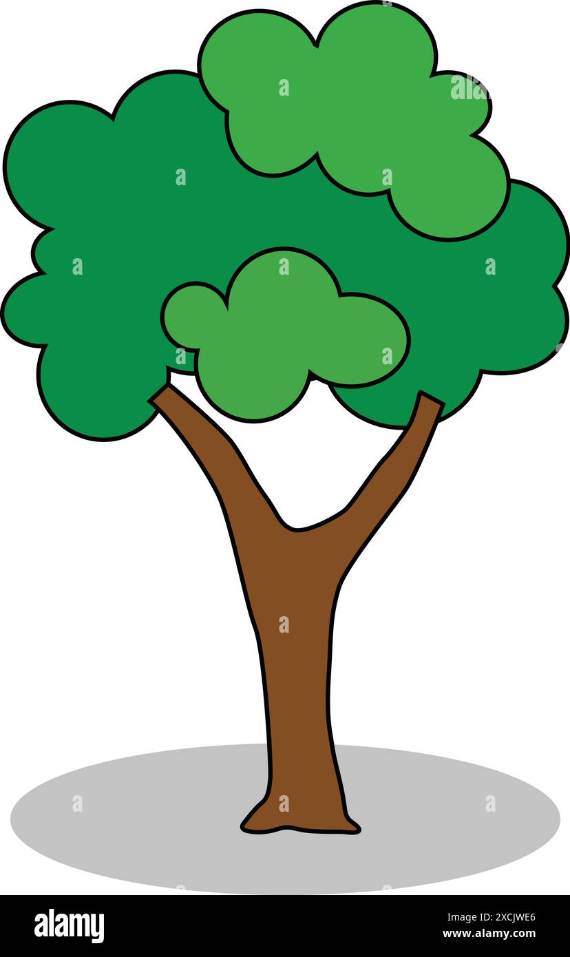 Tree Vector 6 Stock Vector Image & Art - Alamy