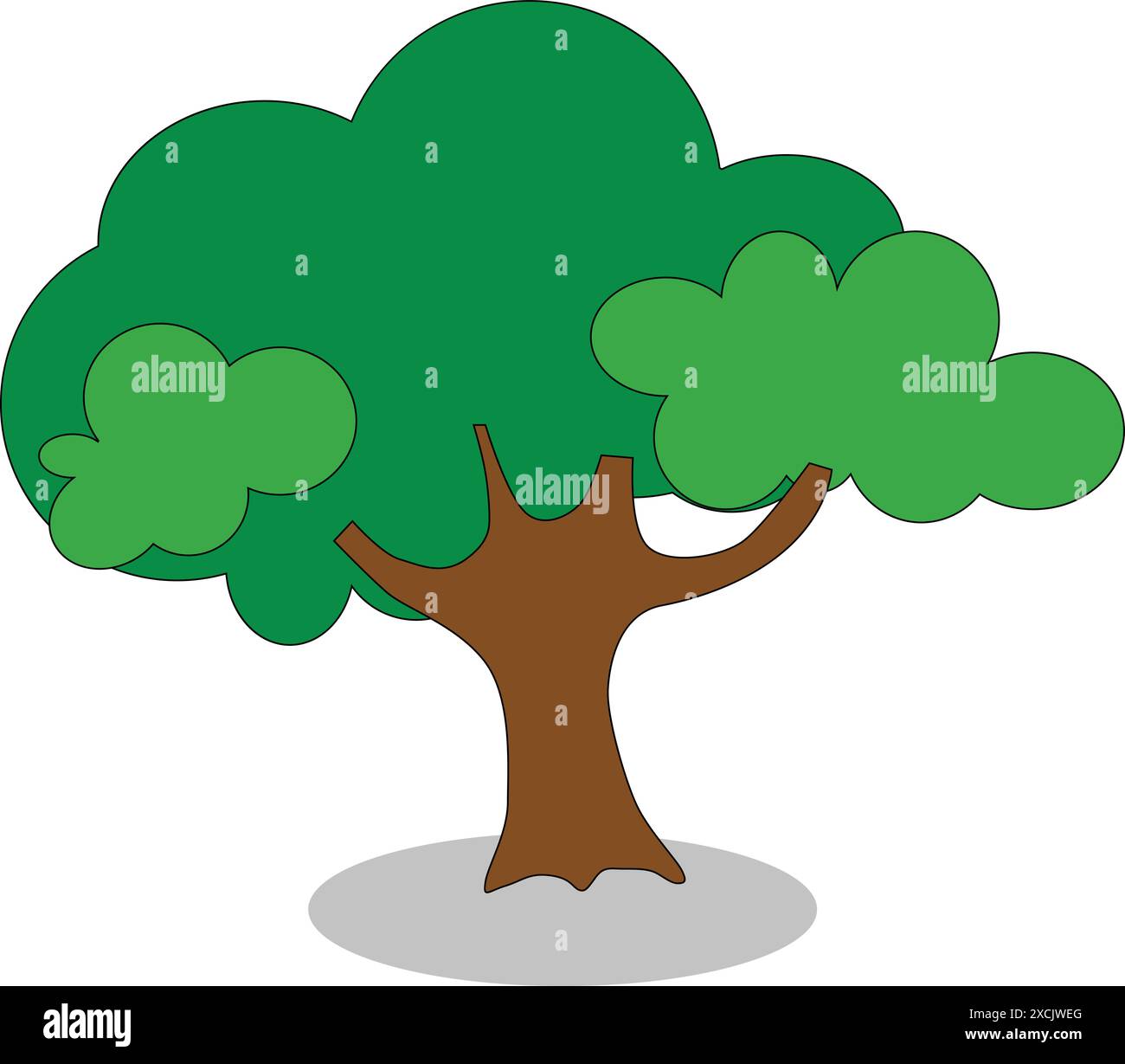 Tree Vector 1 Stock Vector Image & Art - Alamy