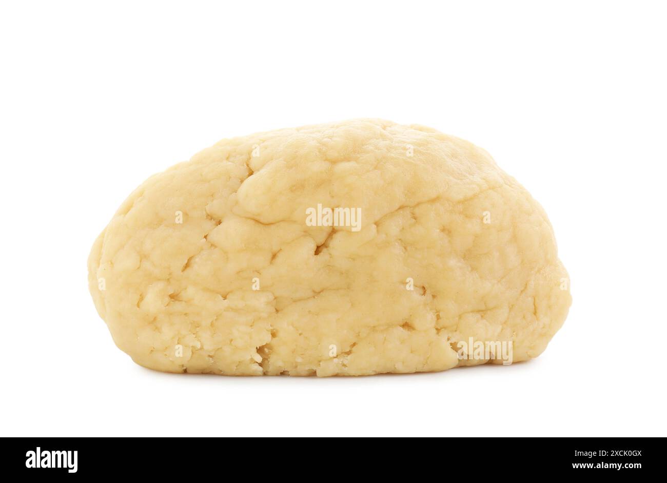 Making shortcrust pastry. Raw dough isolated on white Stock Photo - Alamy