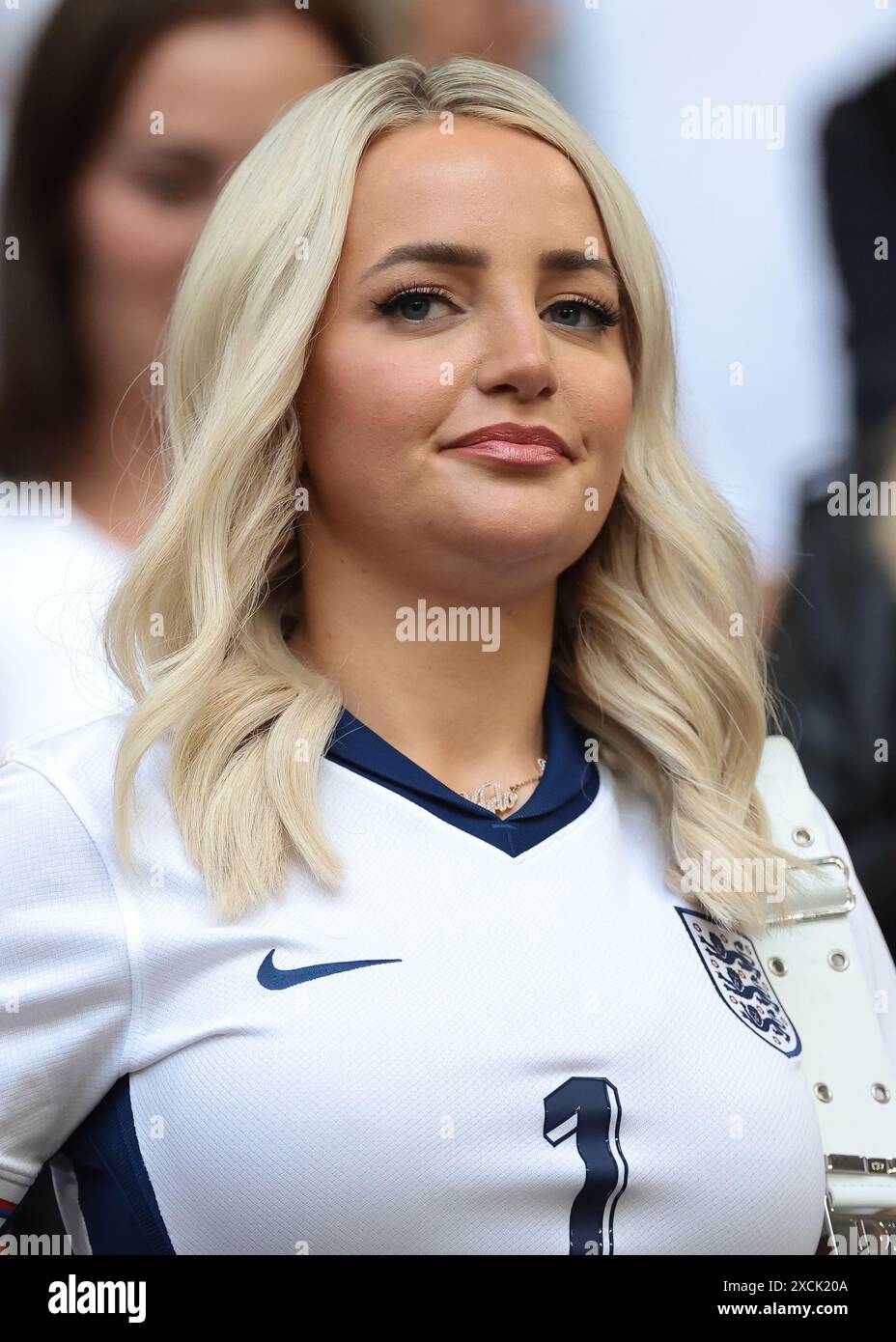 Gelsenkirchen, Germany. 16th June, 2024. Megan Davison, Wife of Jordan ...