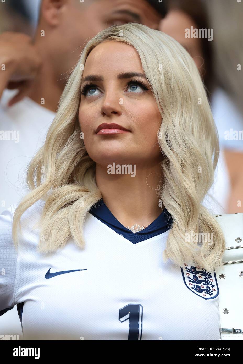 Gelsenkirchen, Germany. 16th June, 2024. Megan Davison, Wife of Jordan ...