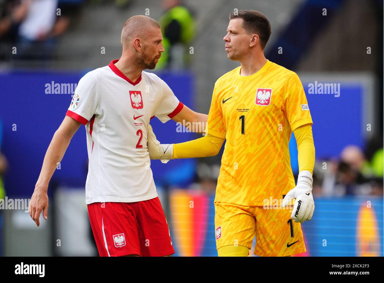 Hamburg, Germany. 16th June, 2024. Bartosz Salamon and Wojciech ...