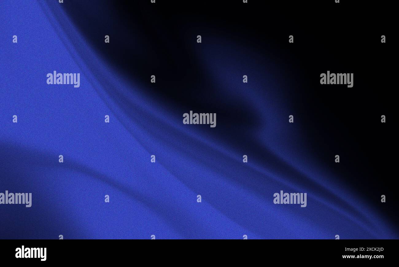 Blue grainy background with diagonal light beam forming abstract shapes ...