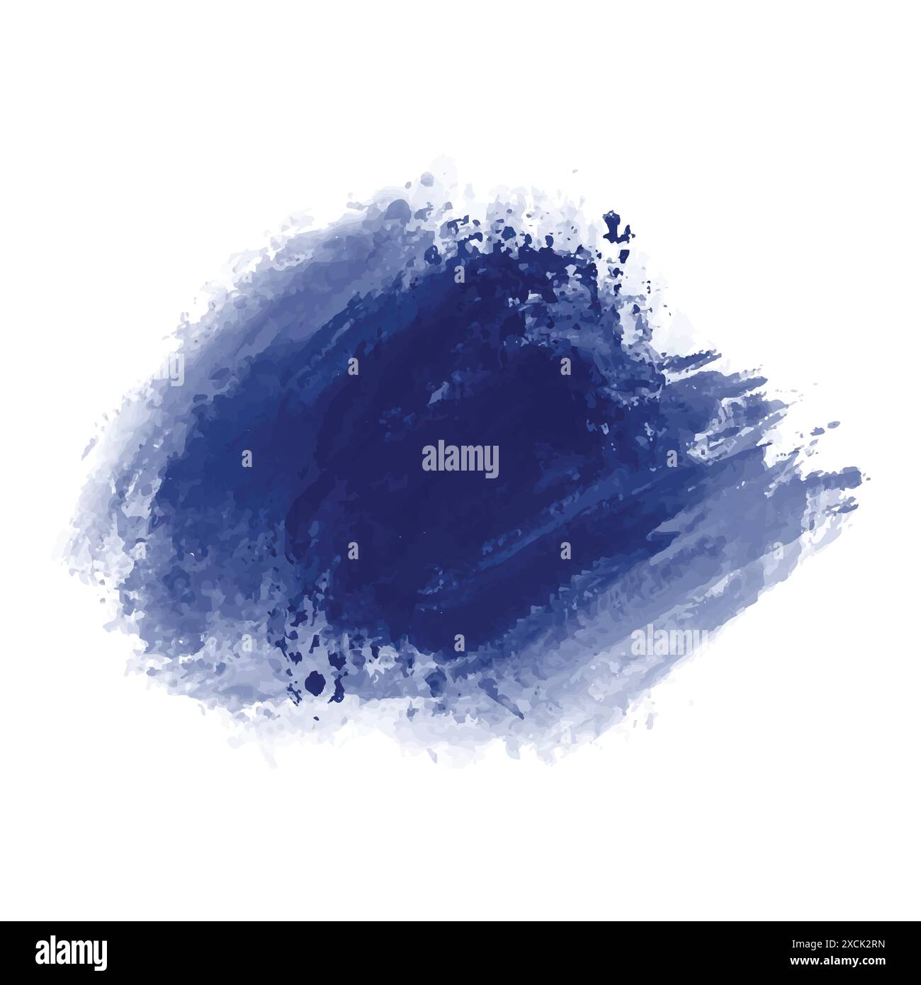 Hand draw blue brush Cut Out Stock Images & Pictures - Alamy