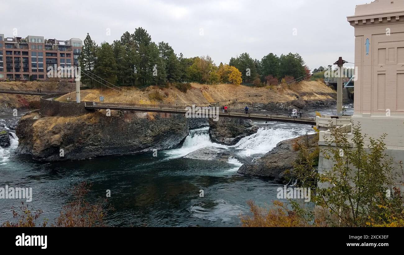 Spokane washington downtown autumn hi-res stock photography and images ...