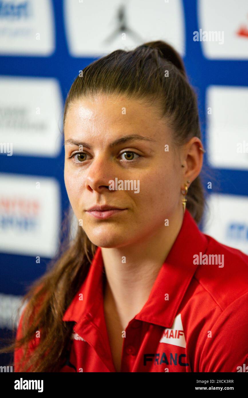 Paris, France. 17th June, 2024. Marie Eve Paget of France during the ...