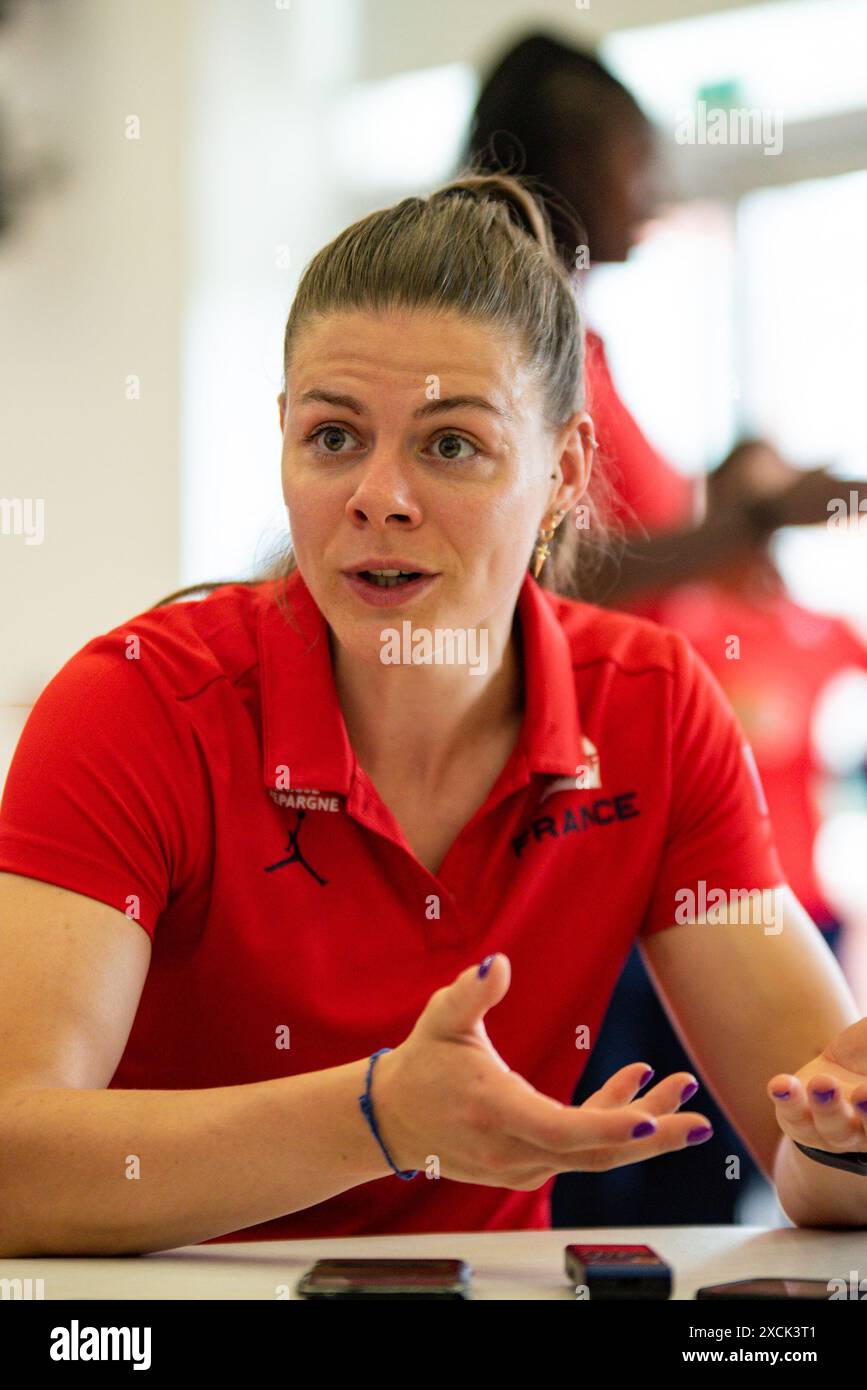 Paris, France. 17th June, 2024. Marie Eve Paget of France during the ...