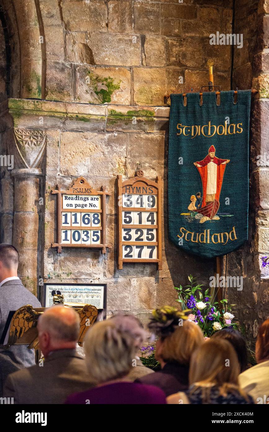 Interior of a small church Stock Photo - Alamy