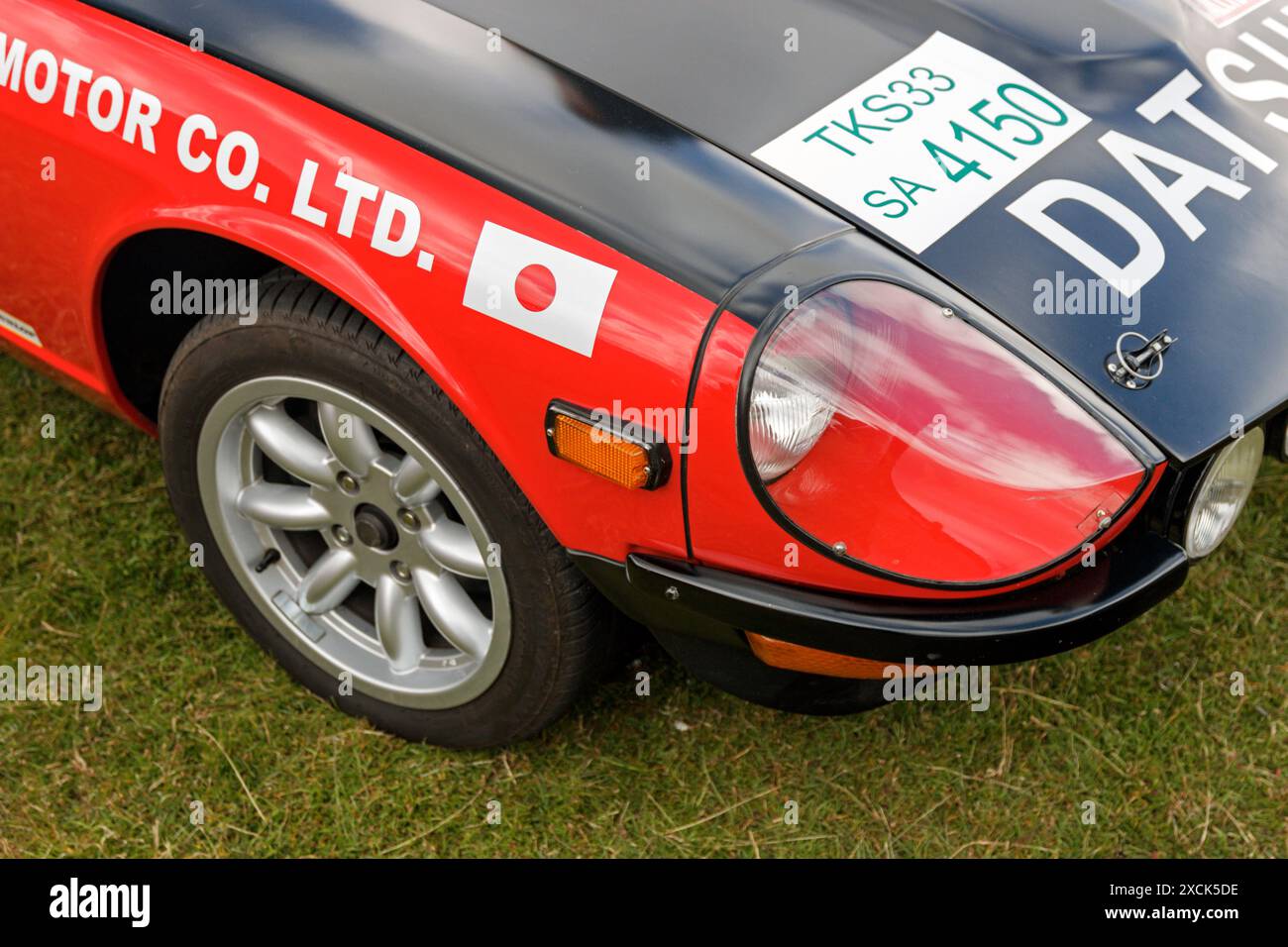 Datsun 240Z rally car. Classic Cars On Lytham Green 2024 Stock Photo ...