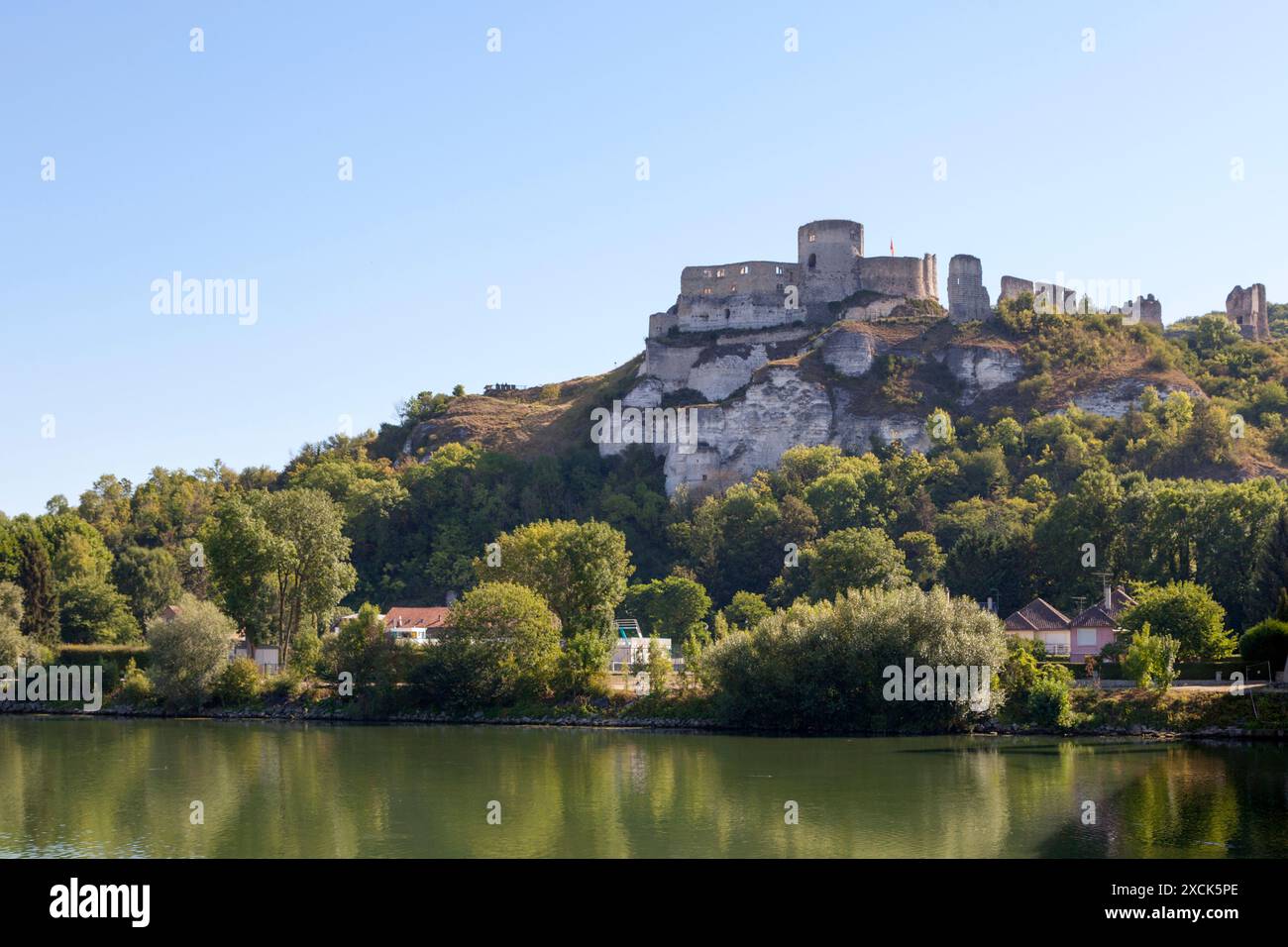 The Château-Gaillard is an old fortified castle built at the end of the ...