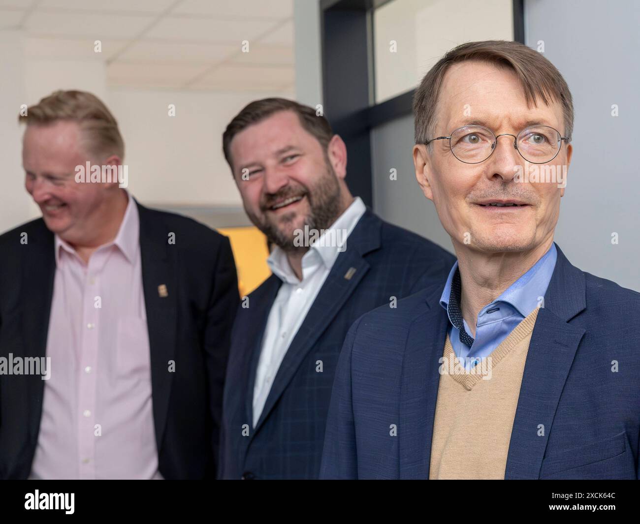 17.06.2024, Solingen, Klinikum, Gotenstrasse, Bundesgesundheitsminister ...