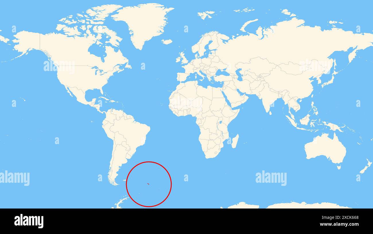 Locator map showing the location of the country South Georgia And The ...