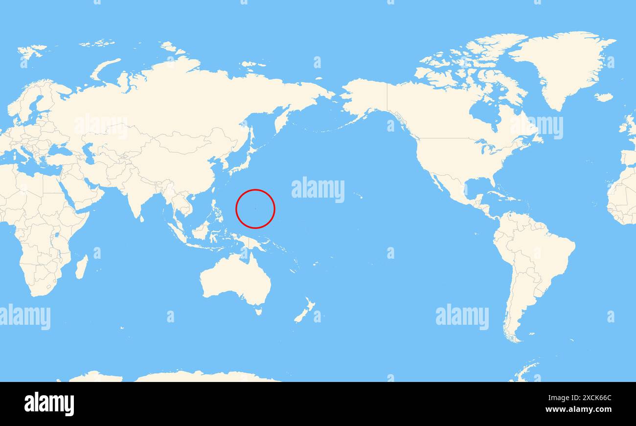 Guam map hi-res stock photography and images - Alamy