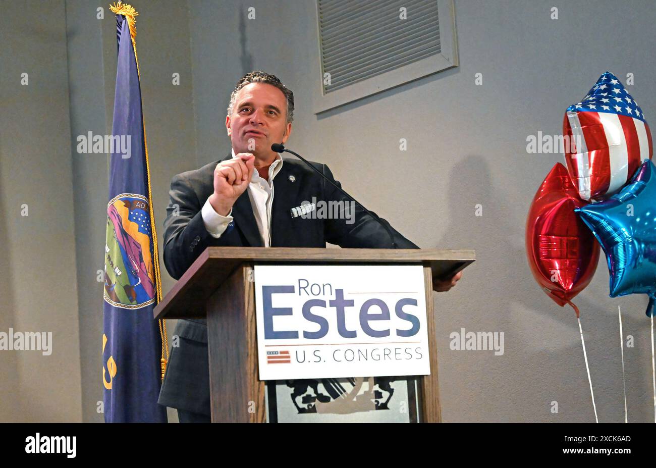 WICHITA, KANSAS - JUNE 15, 2024 Kansas State Senate President Ty ...