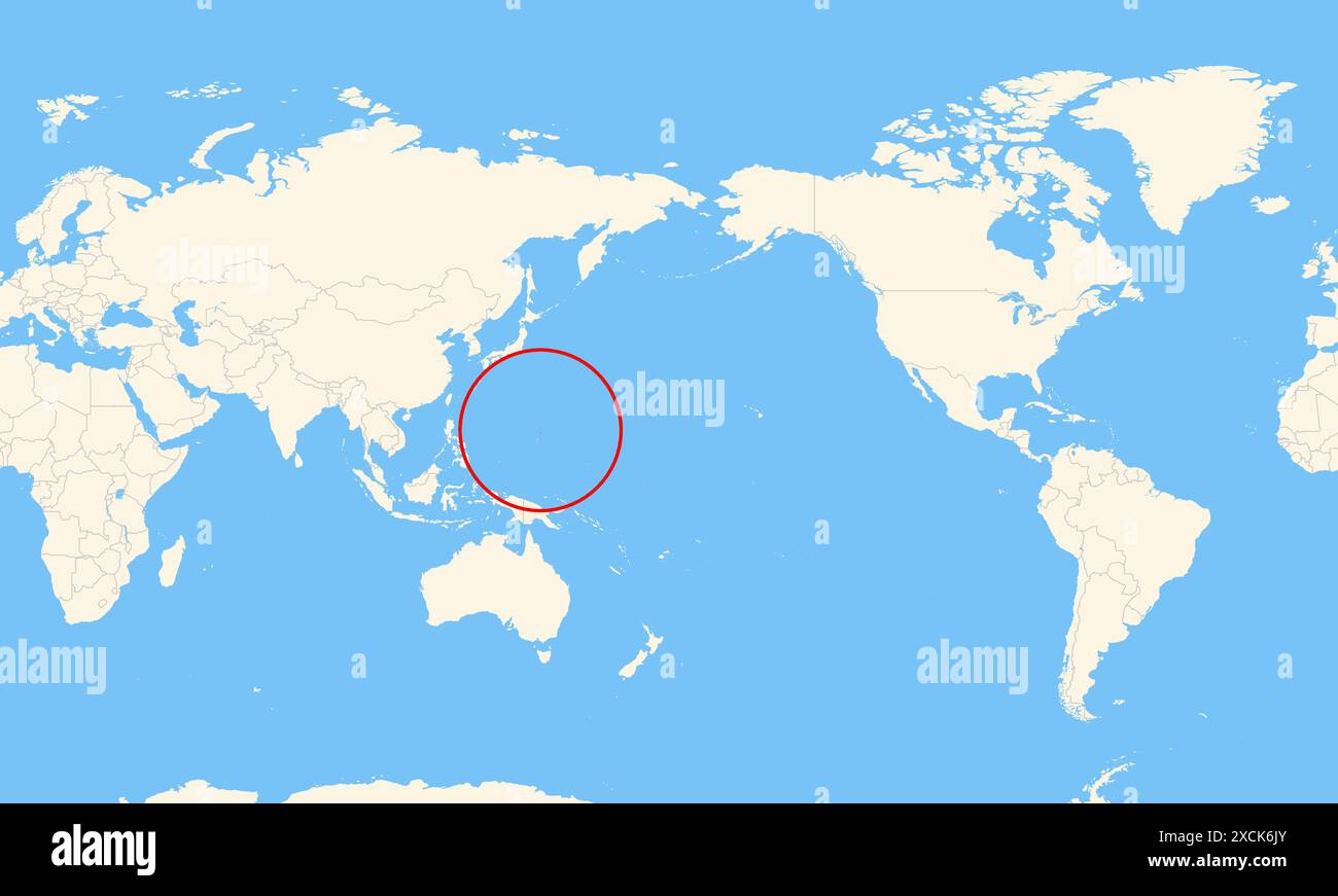 Locator map showing the location of the country Northern Mariana ...
