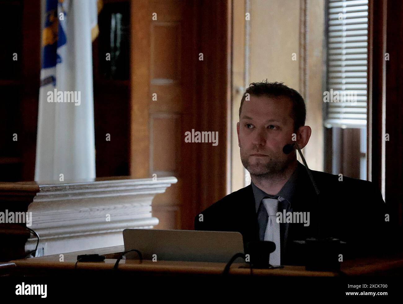 Digital forensics expert Ian Whiffin is questioned by ADA Adam Lally ...