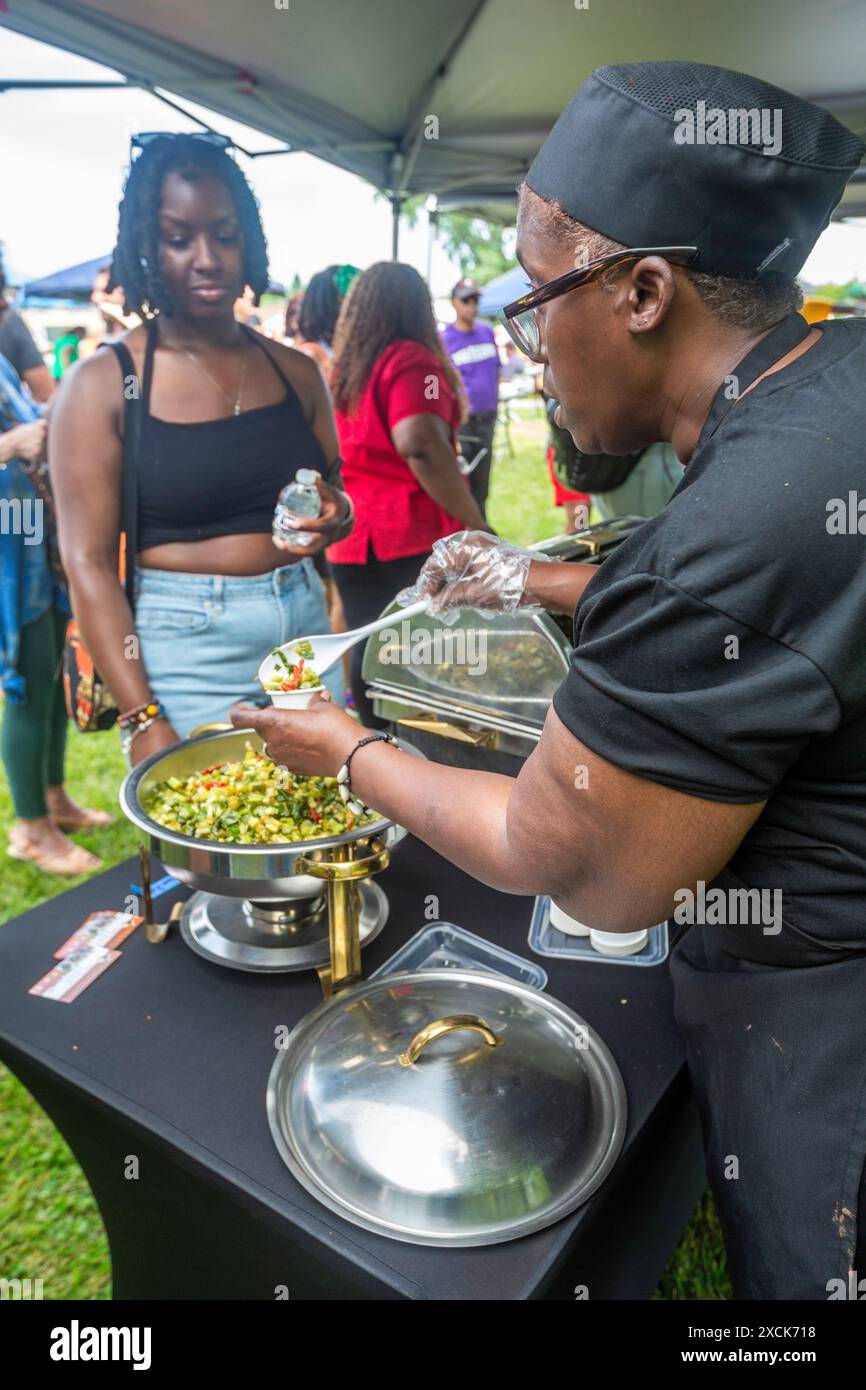 Detroit, Michigan - The Collard Green Cook-Off, a competition for the ...