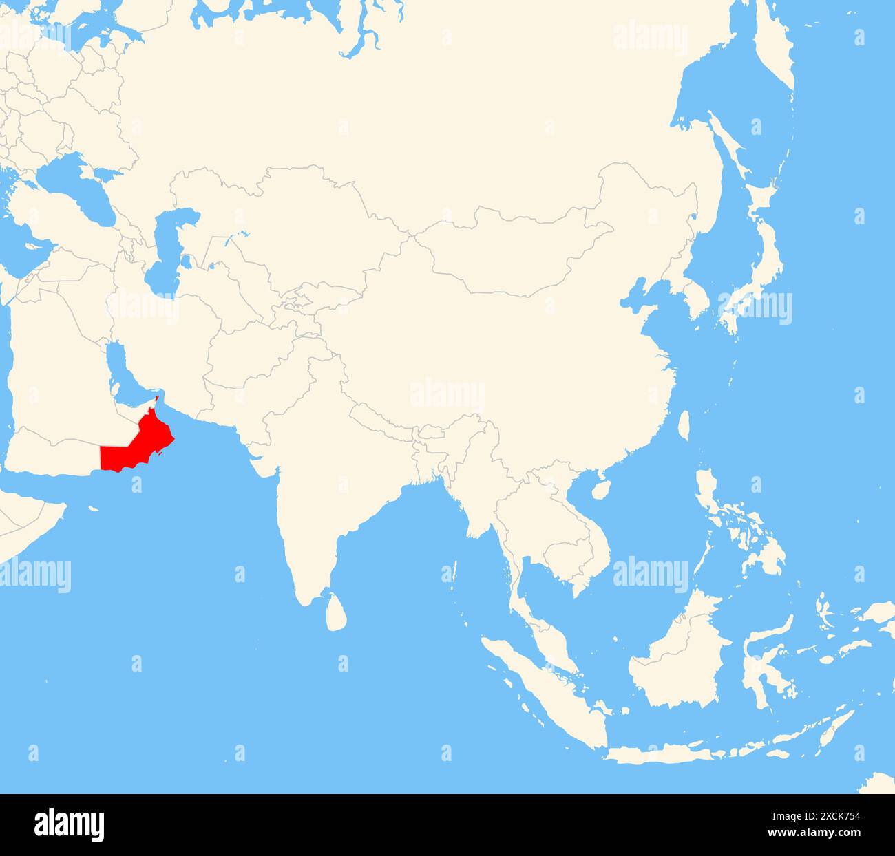 Oman World Map Map Of Oman