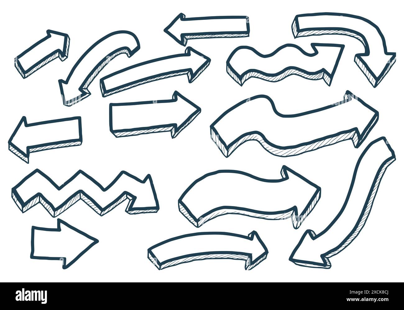 Stylish arrow hi-res stock photography and images - Alamy