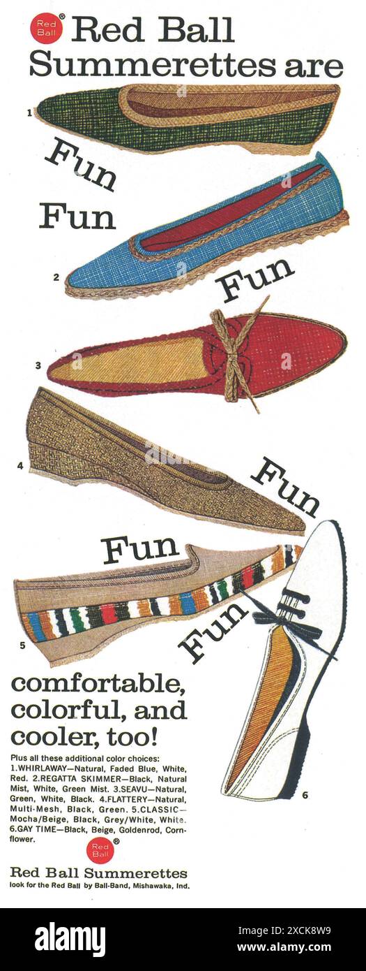 Ladies shoes 1960s hi-res stock photography and images - Alamy