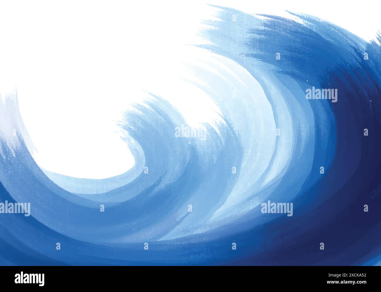 Powerful blue ocean wave background Stock Vector Image & Art - Alamy