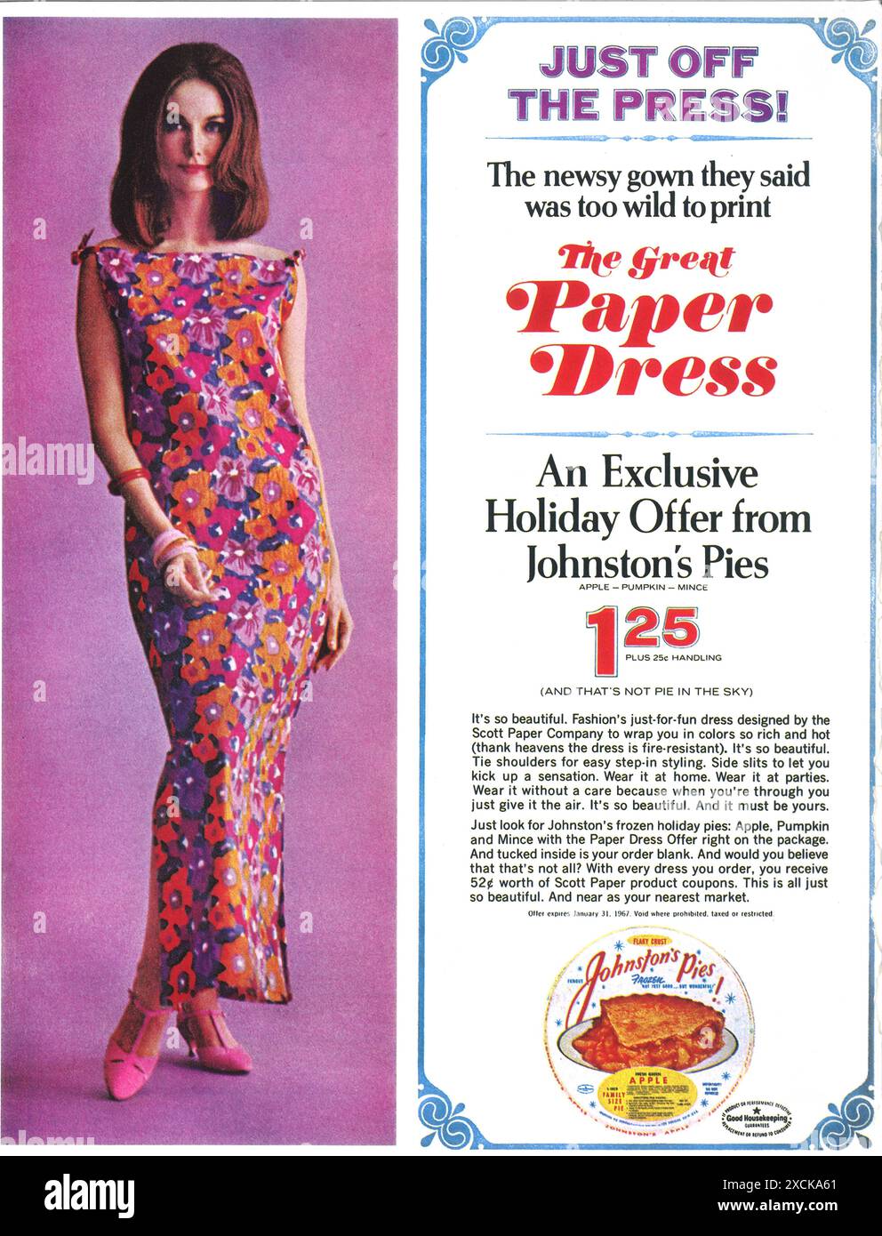 Paper dress 1960s hi-res stock photography and images - Alamy