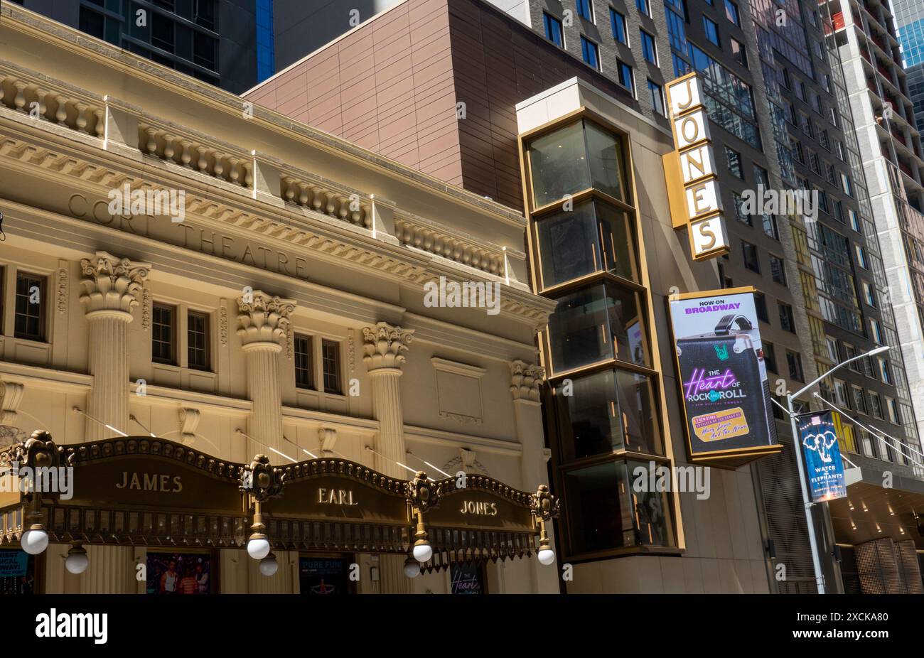 The James Earl Jones Theater features "The Heart of Rock and Roll ...