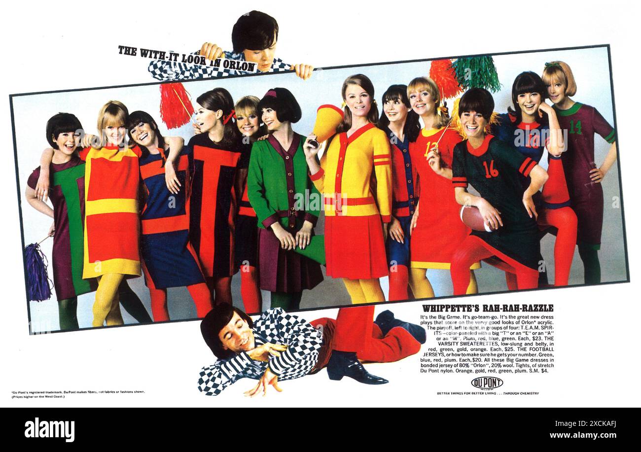 1960s fashion colorful Cut Out Stock Images & Pictures - Alamy