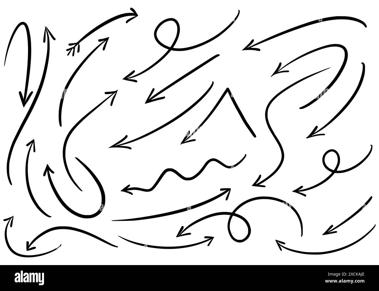 Modern different arrow set design Stock Vector Image & Art - Alamy