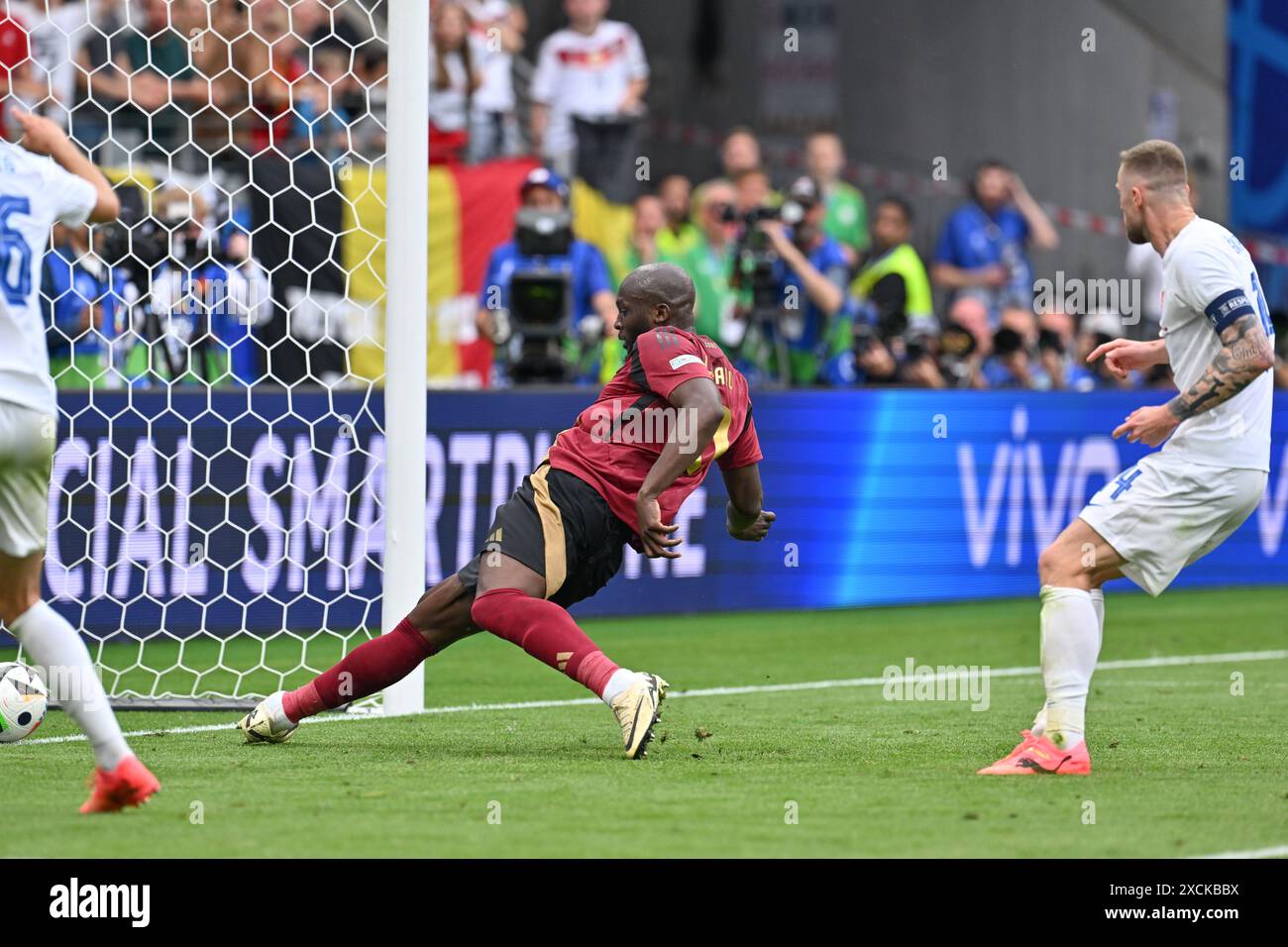 Frankfurt, Germany. 17th June, 2024. Romelu Lukaku (10) of Belgium ...