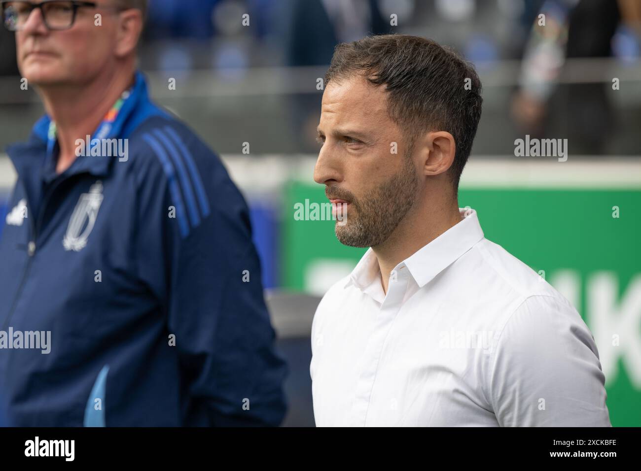 Frankfurt, Germany. 17th June, 2024. Coach Domenico Tedesco of Belgium ...