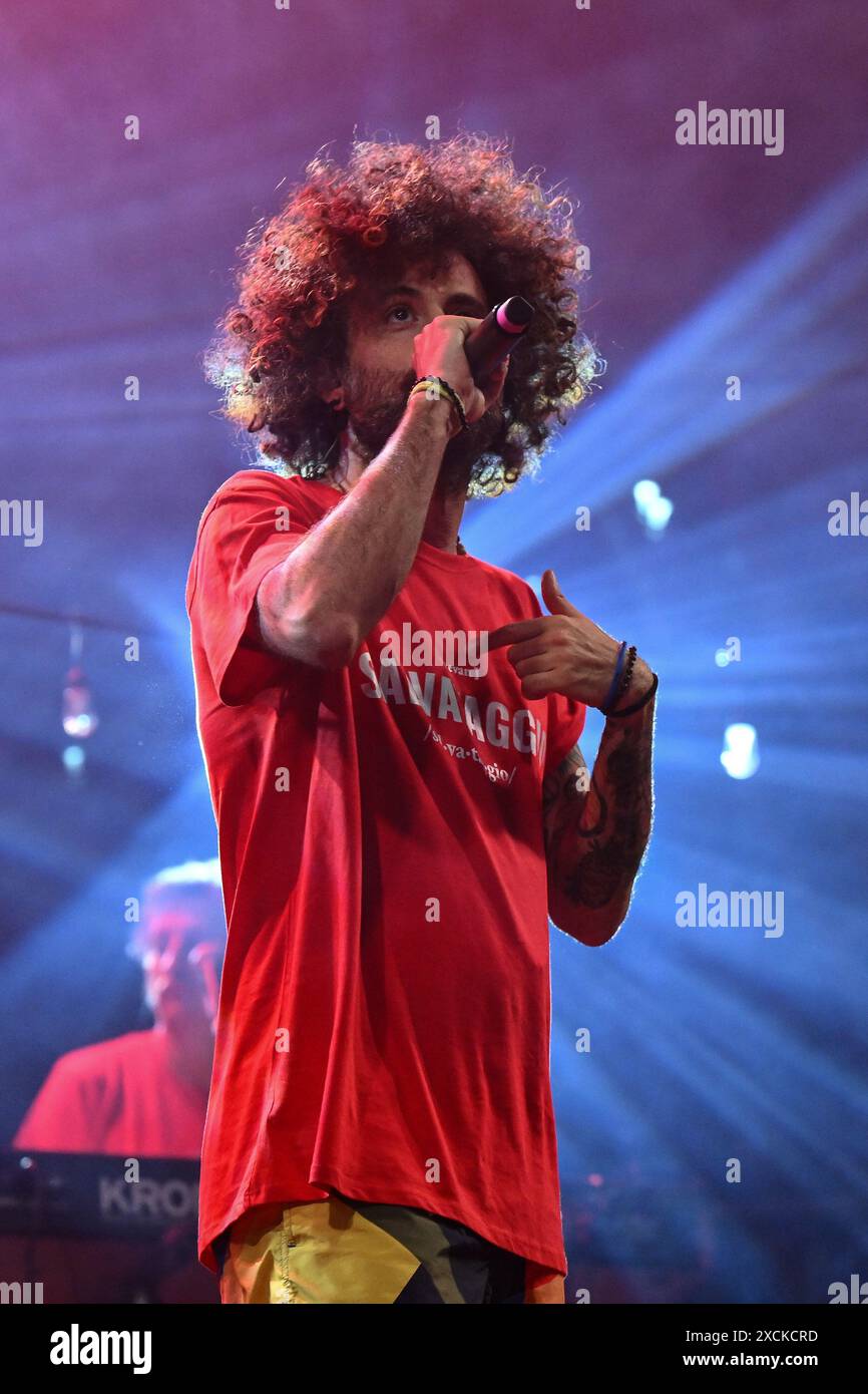 Rome, Italy. 06th June, 2024. Gio Evan is performing during the Moksa ...