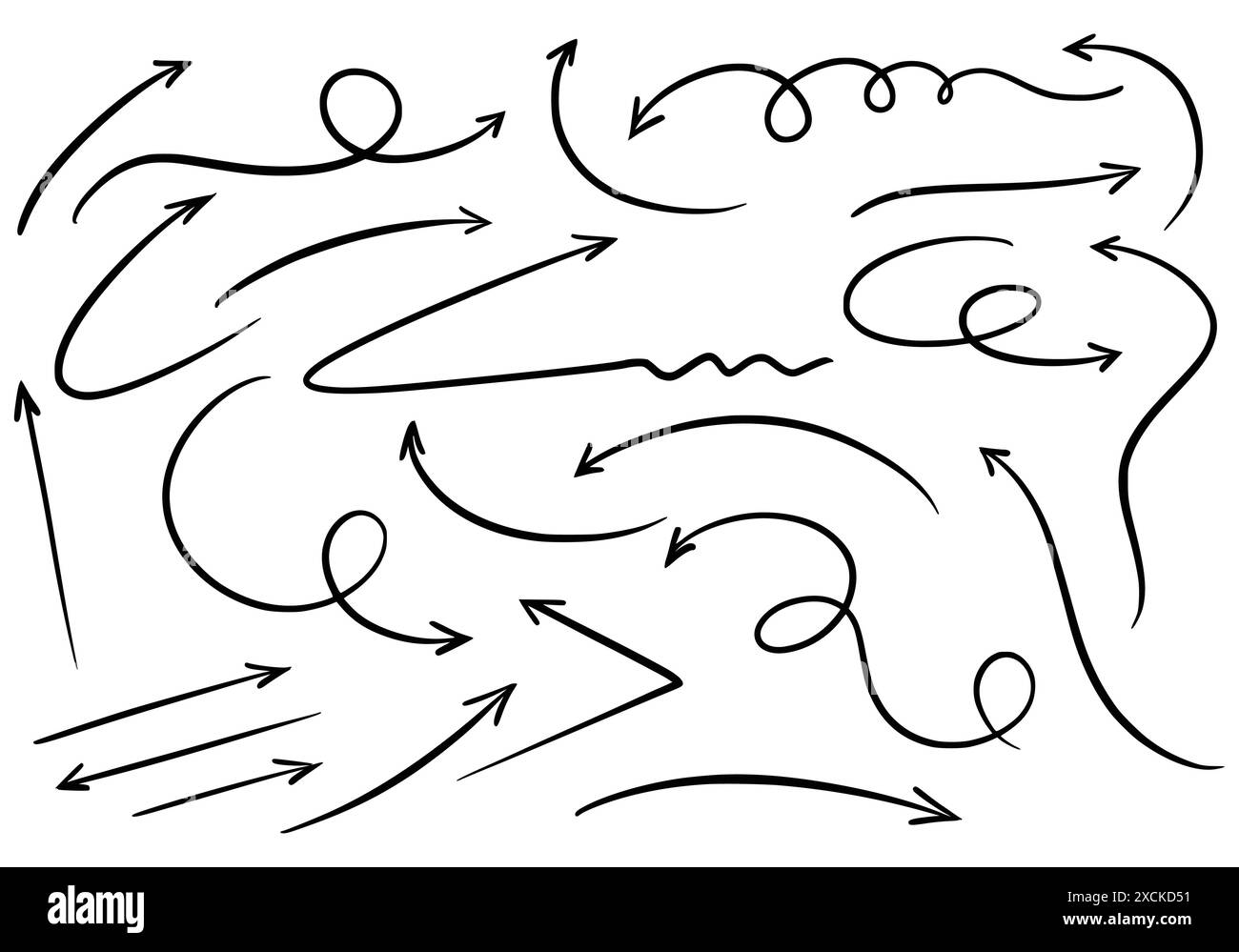 Modern different arrow set design Stock Vector Image & Art - Alamy