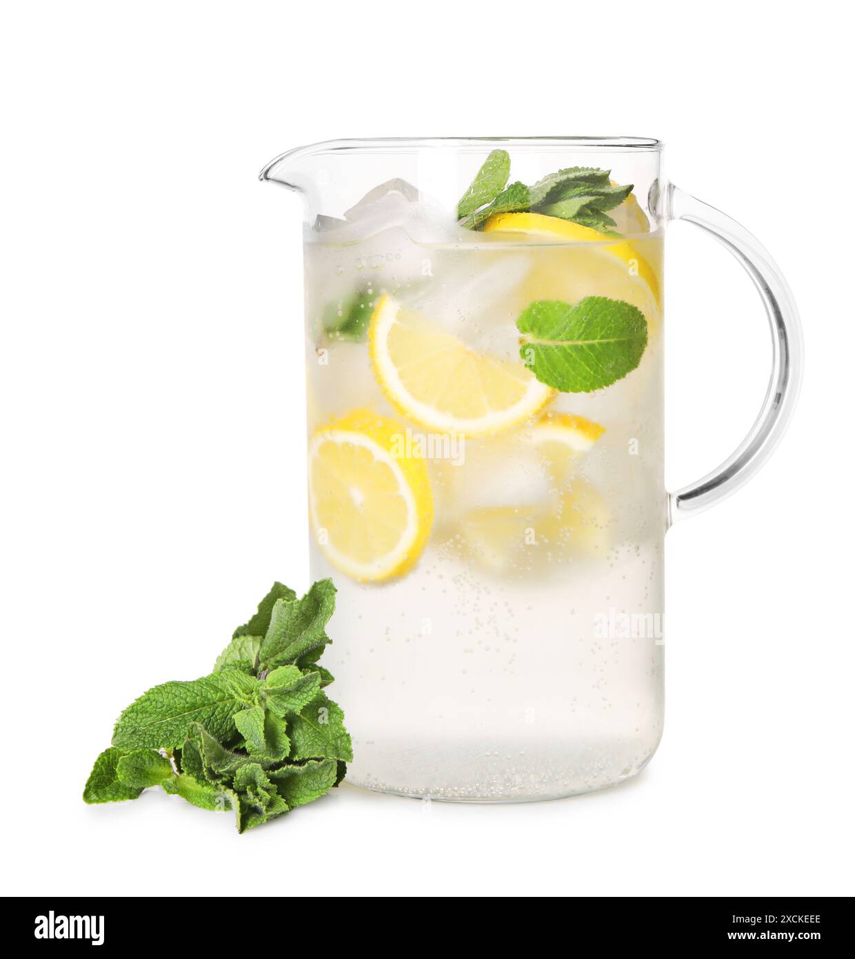 Freshly made natural lemonade Cut Out Stock Images & Pictures - Alamy
