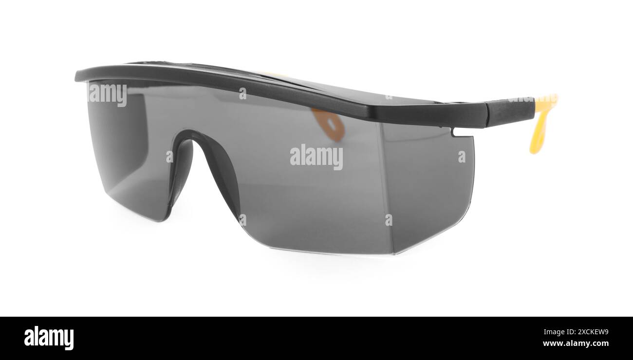 Science goggles white background Cut Out Stock Images & Pictures - Alamy