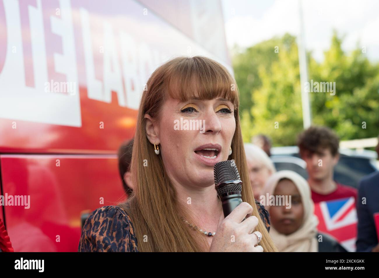 Mansfield, Nottinghamshire, England, UK. 17th June, 2024. The labour ...
