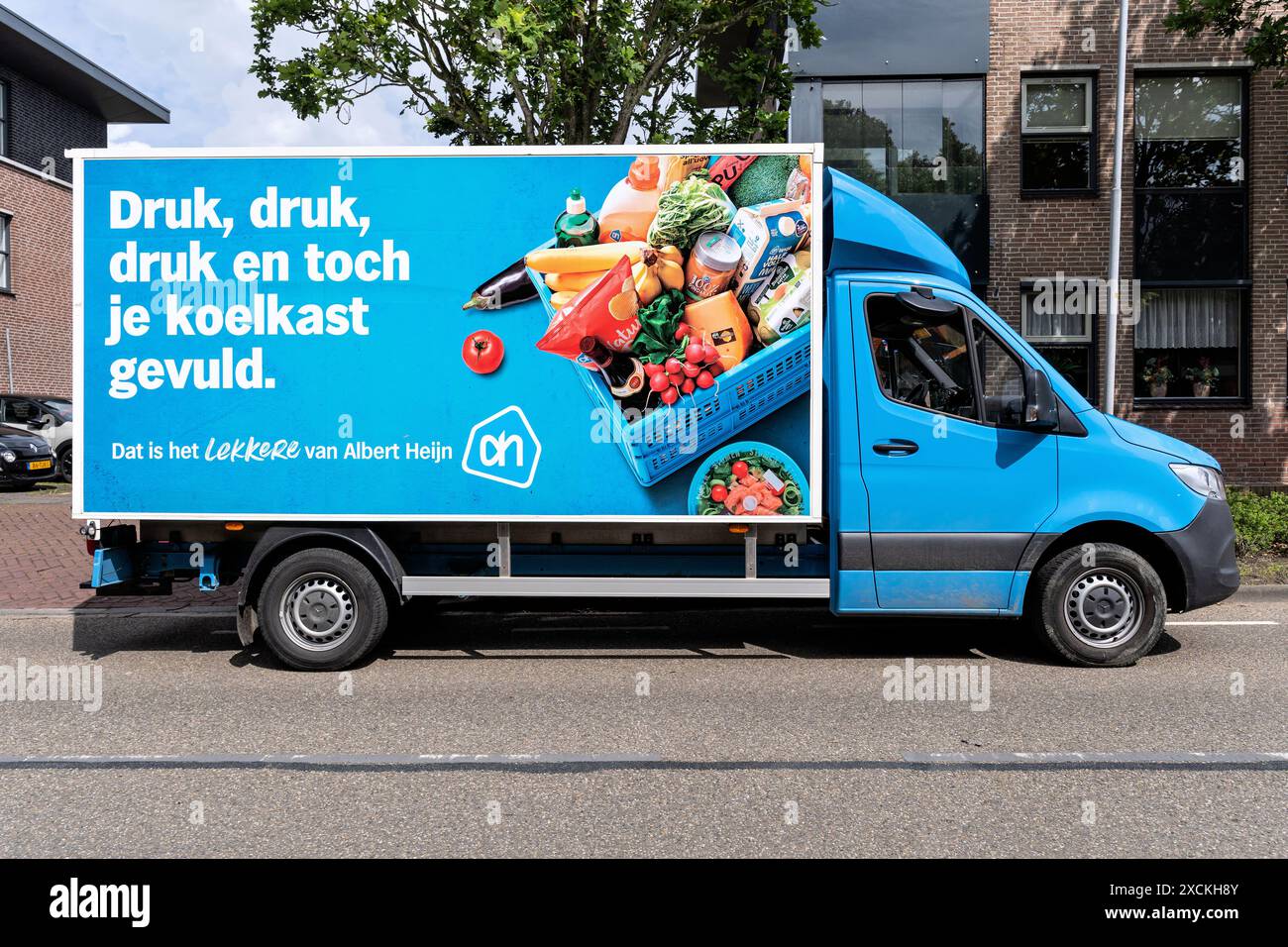 Albert Heijn Mercedes-Benz Sprinter delivery van Stock Photo - Alamy