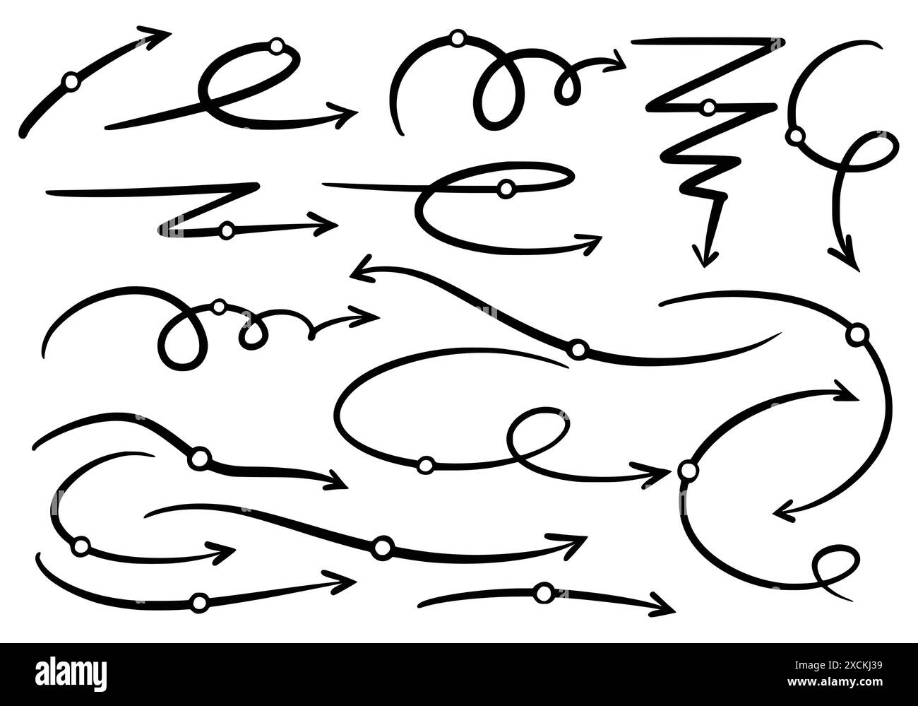 Modern different arrow set design Stock Vector Image & Art - Alamy