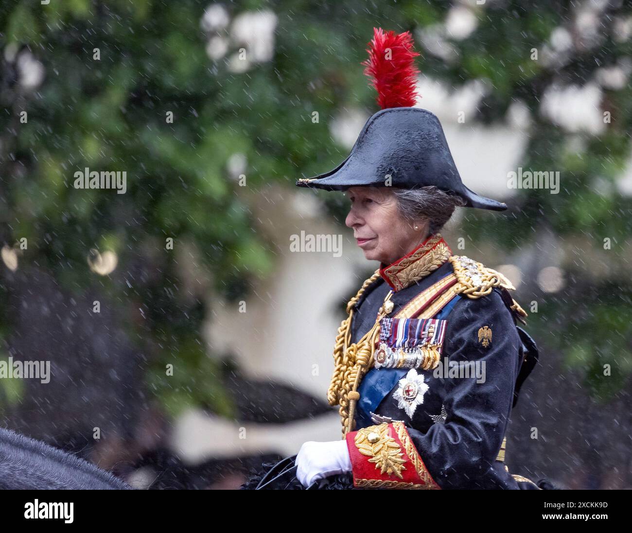 Princess Royal at theTrooping of the Colour on Saturday 15 June 2024 at ...