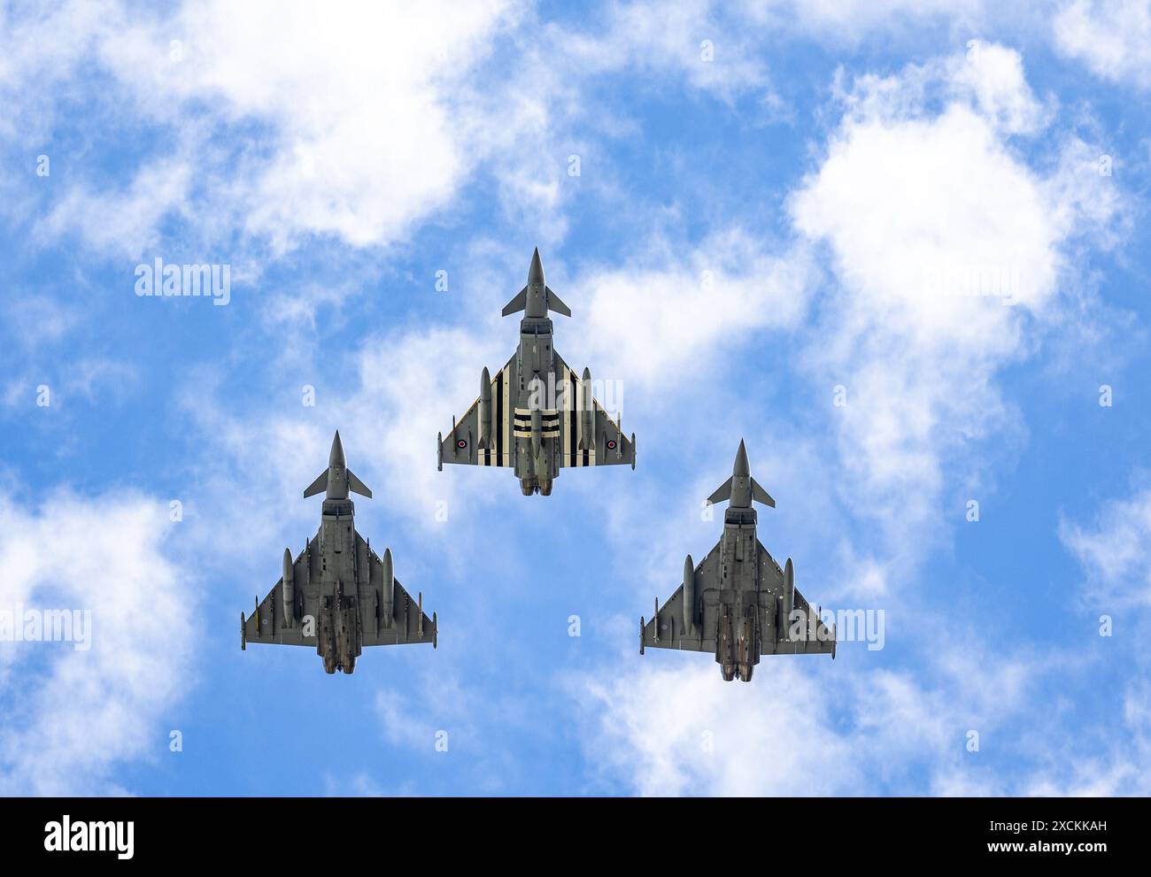 royal fly past at theTrooping of the Colour on Saturday 15 June 2024 at ...