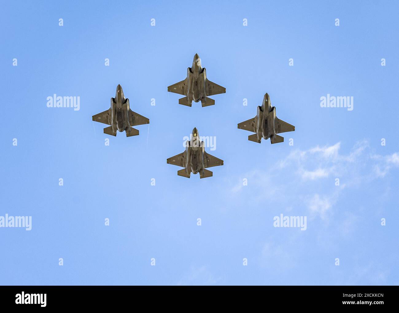 royal fly past at theTrooping of the Colour on Saturday 15 June 2024 at ...