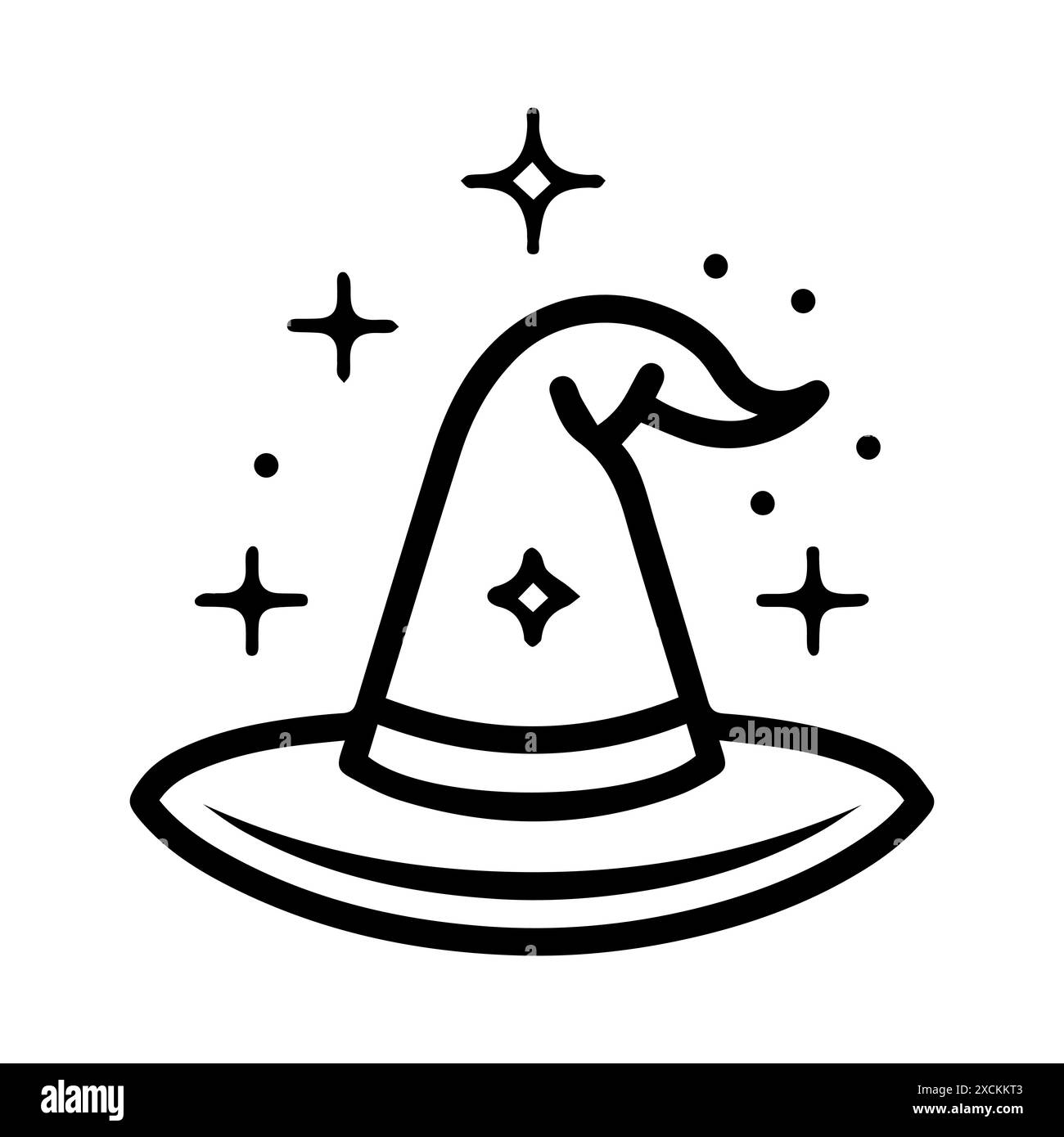 Magic rabbit logo Black and White Stock Photos & Images - Alamy