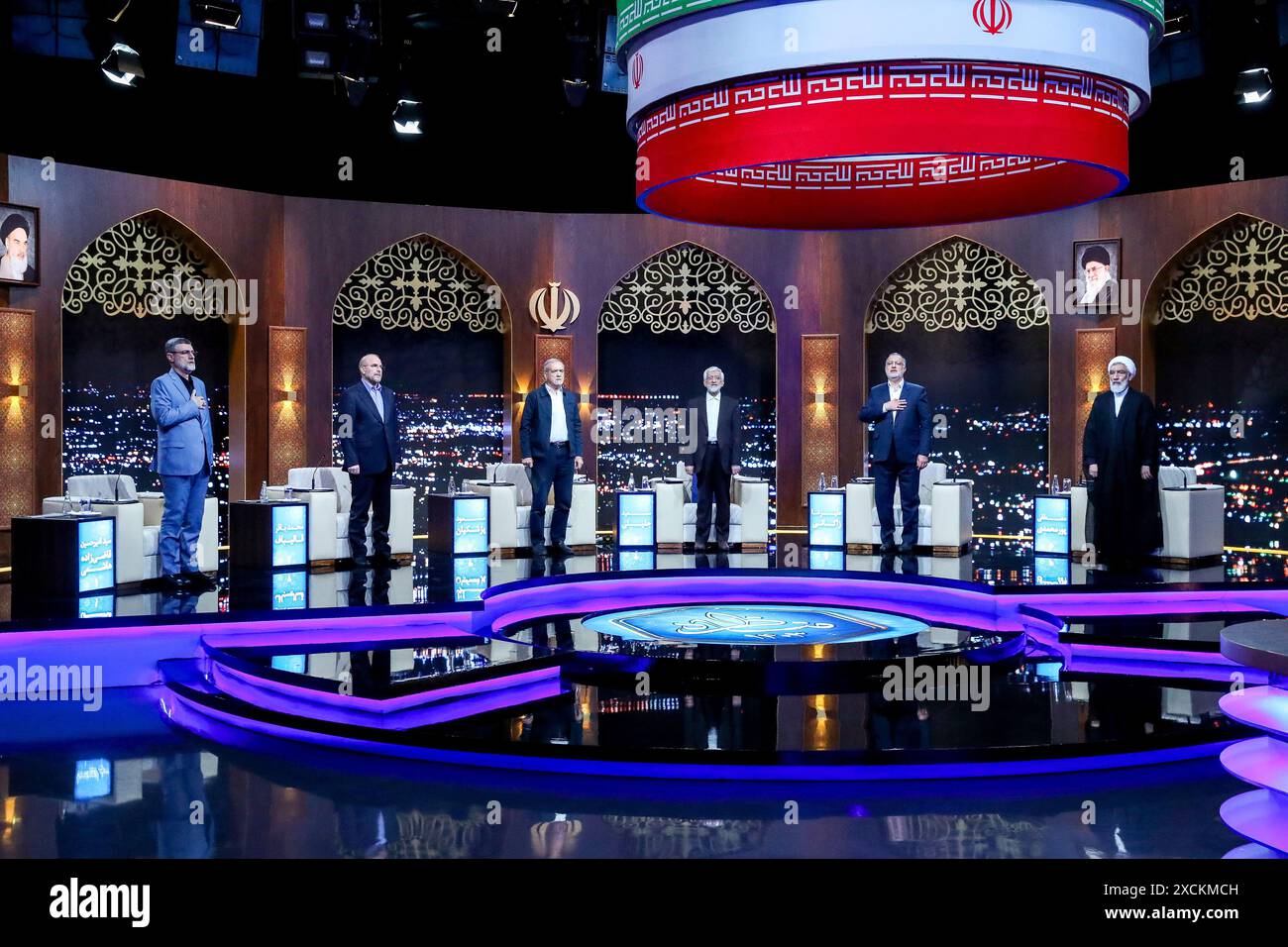 In this picture made available by Iranian state TV IRIB, presidential ...