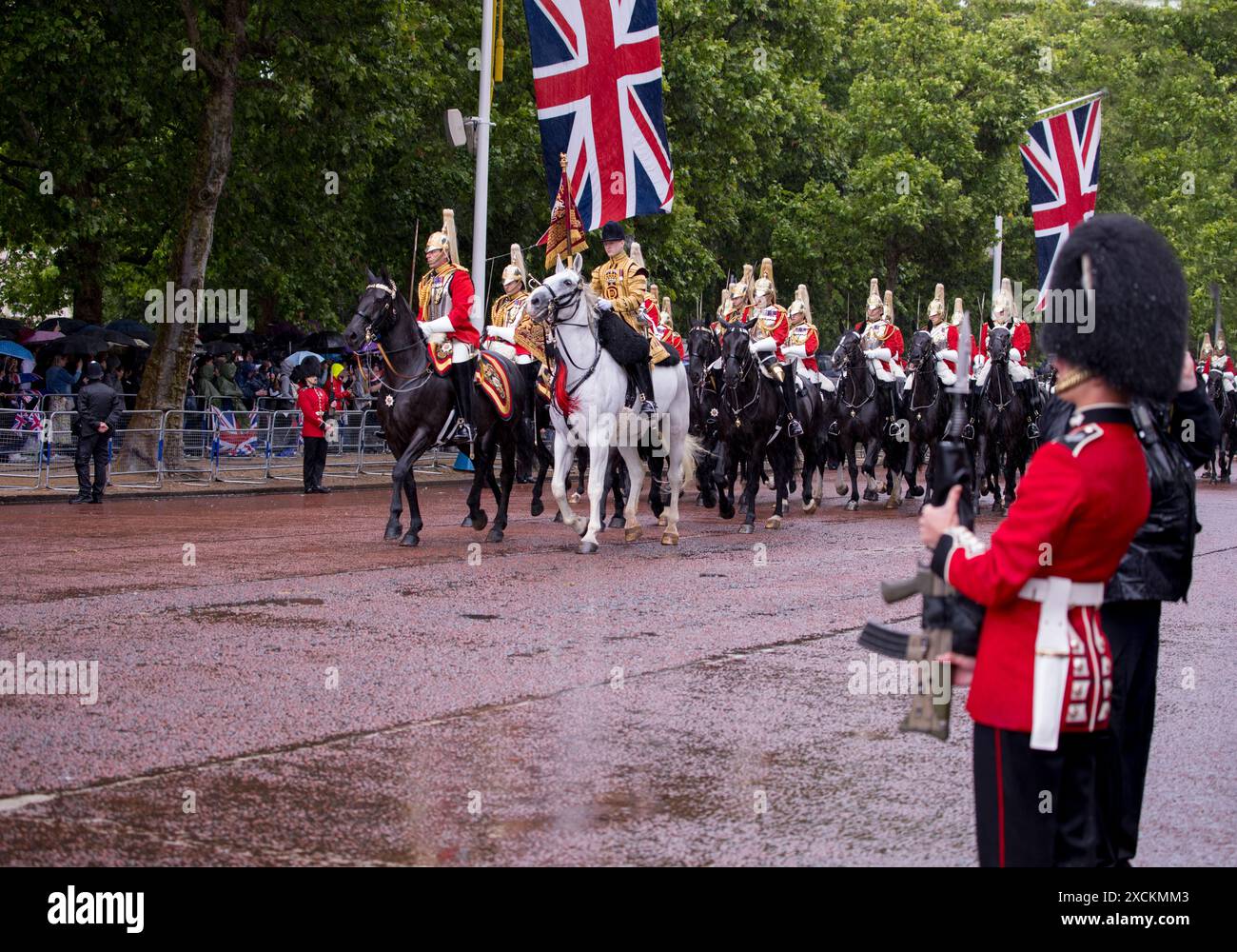 Lifeguards Sovereigns Escort Trooping The Colour Color The Mall London ...