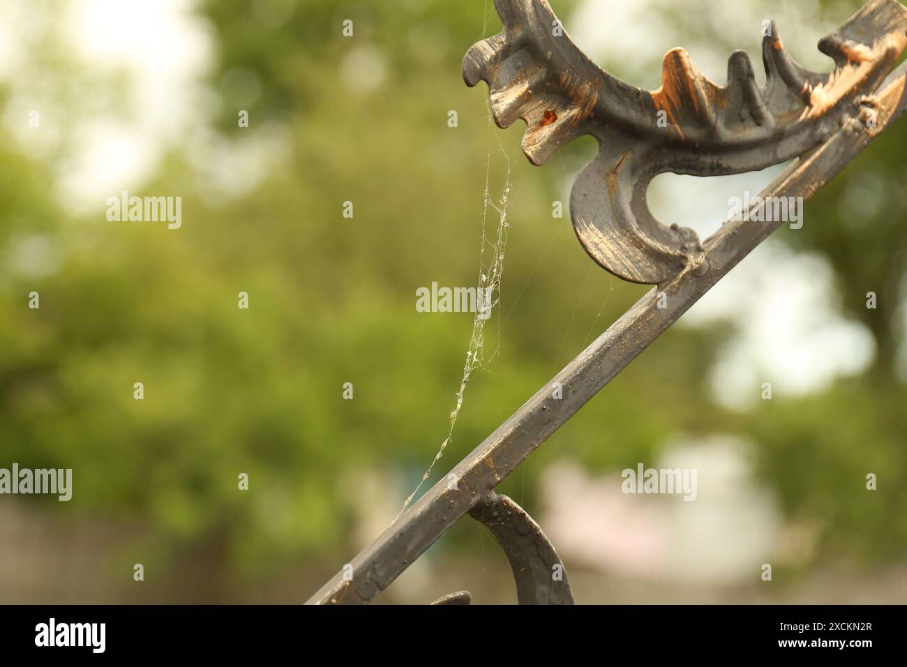 Wrought iron cobweb hi-res stock photography and images - Alamy
