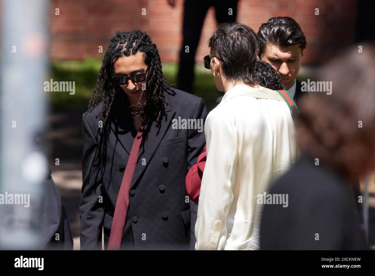 News - Gucci - Men s Spring Summer 2025 Fashion Show - Celebrities ...