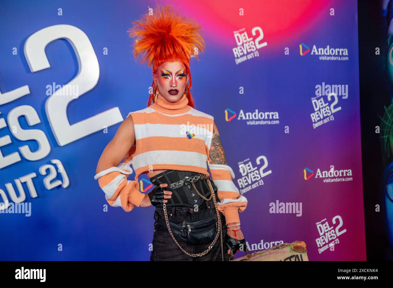 Madrid, Madrid, Spain. 17th June, 2024. ARIEL REC, is a drag artist ...
