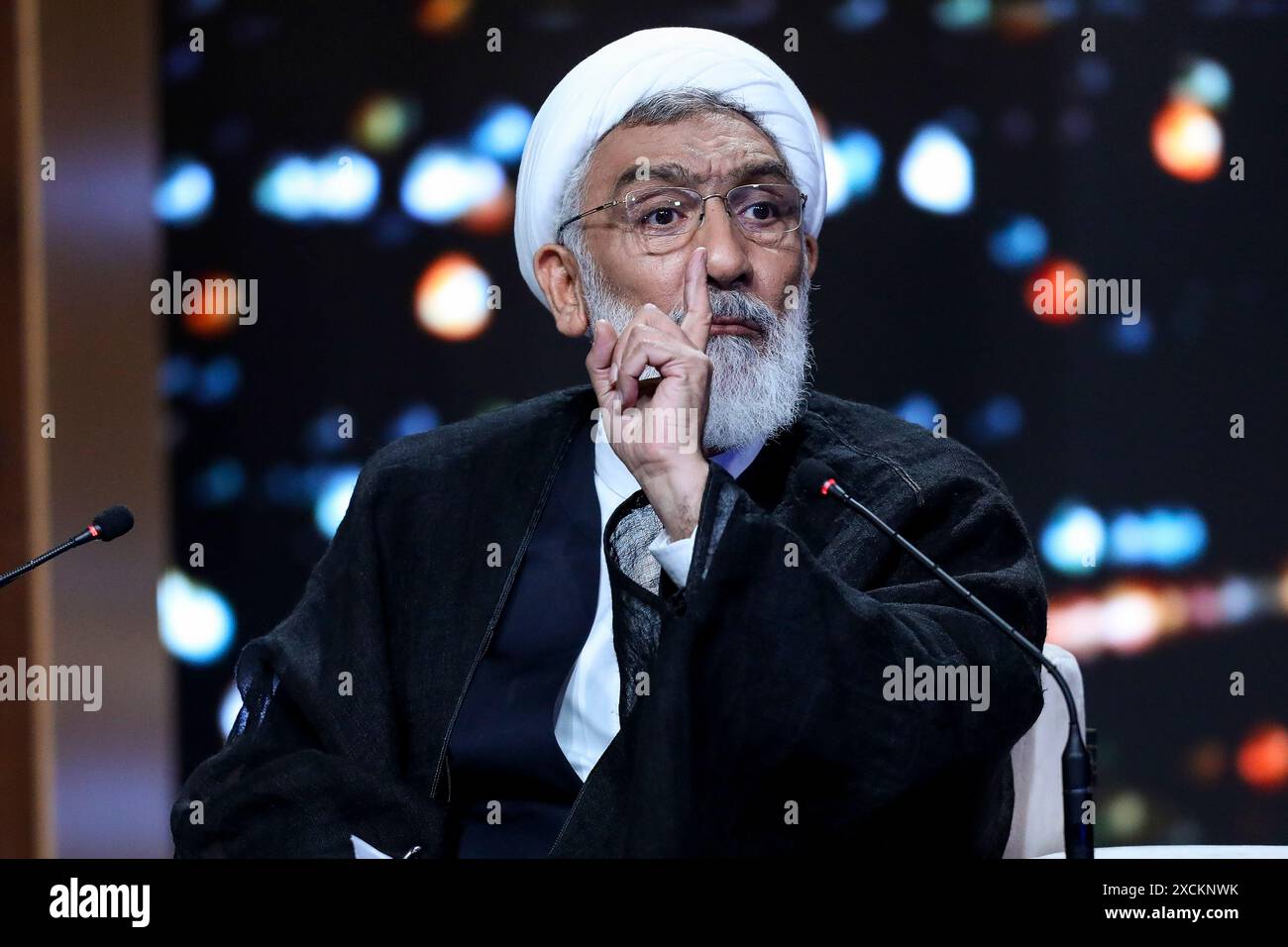 In this picture made available by Iranian state-run TV, IRIB ...